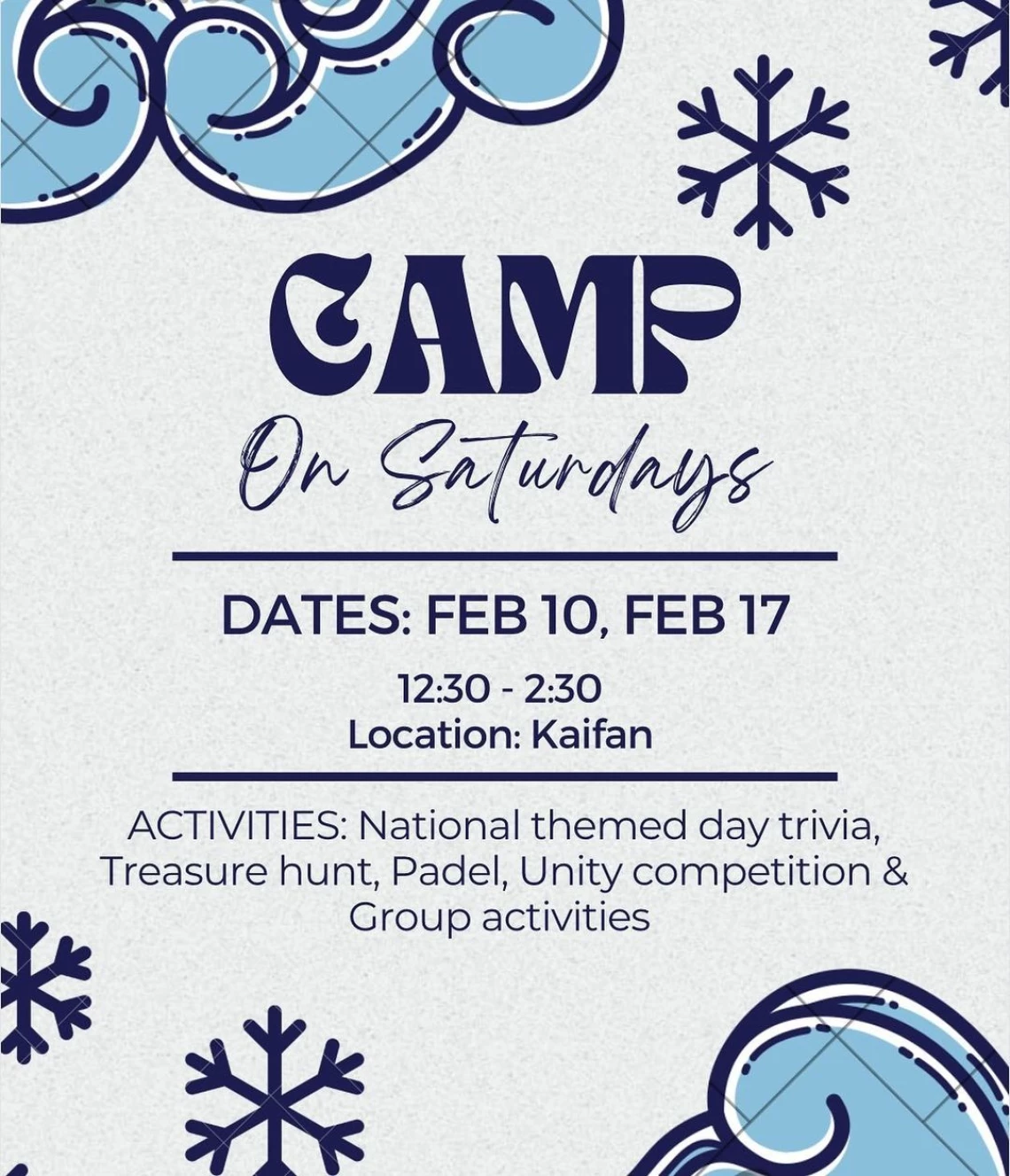 CampUnity Camp | Kuwait Local Events