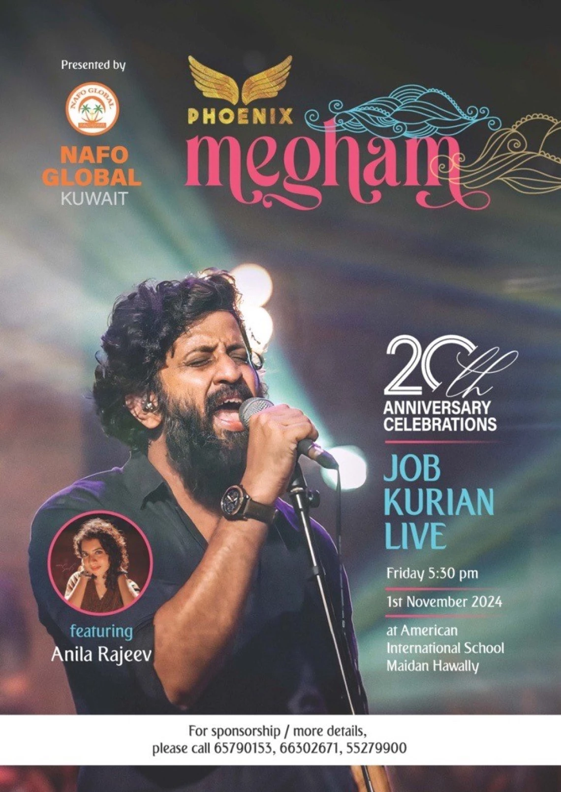 Job Kurian Liv in Concert | Kuwait Local Events