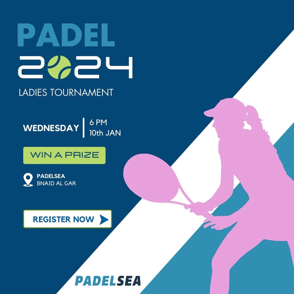 Padel Sea 2024 Ladies Tournament | Kuwait Local Events