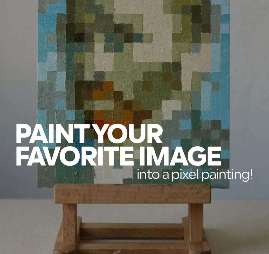 Paint Your Favorite Image Into Pixel Art | Kuwait Local Events
