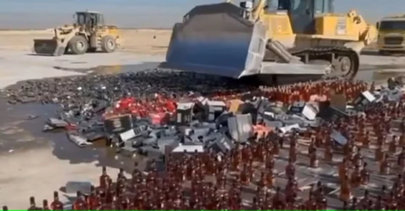 6,828 Bottles Of Alcohol Destroyed In Compliance With Ministerial ...