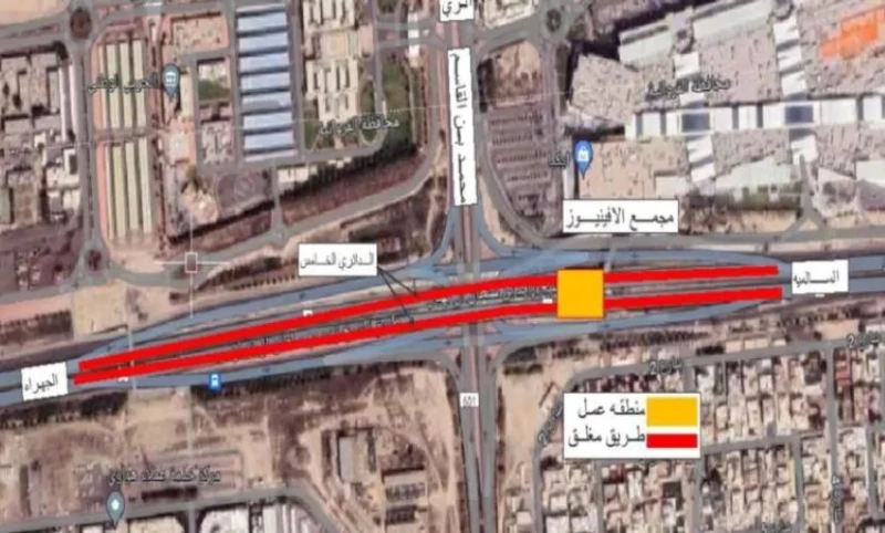 Fifth Ring Road Temporary Diversion From Tomorrow | Kuwait Local News