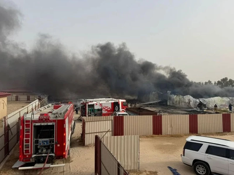 Fire Contained At Al-Wafra Wood Warehouse, No Injuries Reported ...