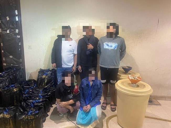 Five People Arrested After Liquor Factory Raid In Jabria | Kuwait Local ...
