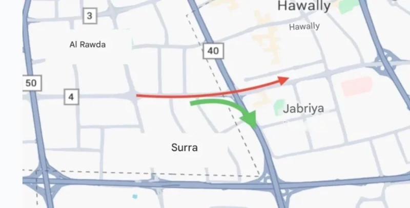 Fourth Ring Road Toward Salmiya Closed For Maintenance | Kuwait Local News