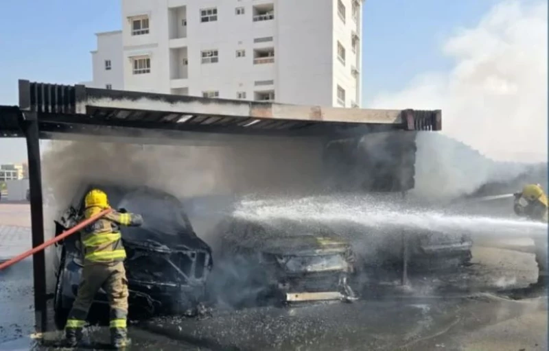 Kuwait Fire Incident: How Firefighters Successfully Managed A Vehicle ...
