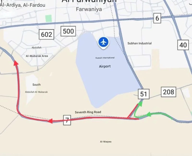 Partial Closure Of 7th Ring Road For Maintenance Starting Friday ...