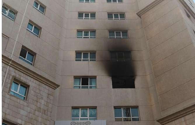 Salmiya Apartment Fire Injured Five People | Kuwait Local News