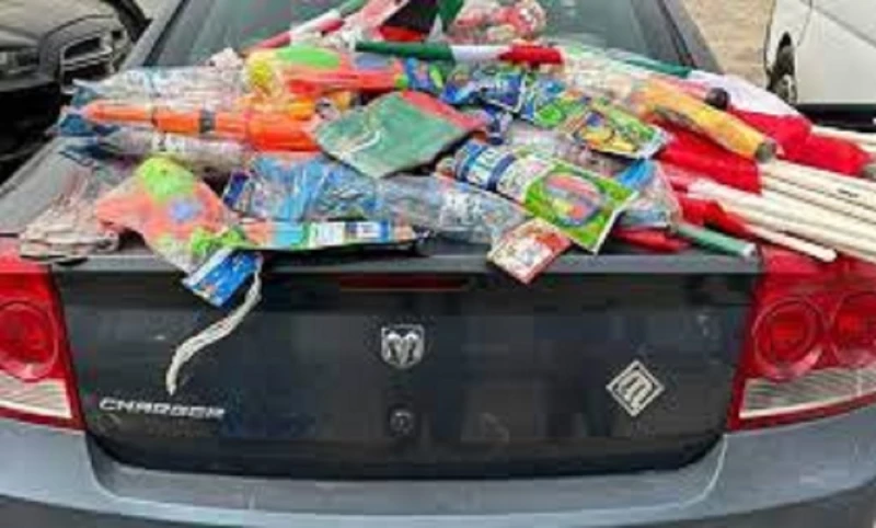 Seizure Of Foam Sprays, Water Guns, And Fireworks During Kuwait ...
