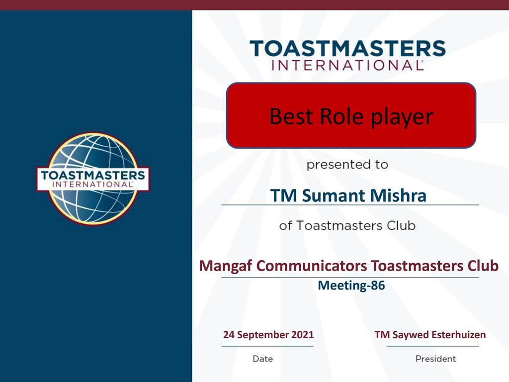 Mangaf Communicators Toastmasters Club In Kuwait | Kuwait Local News